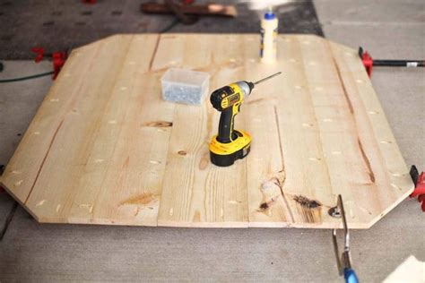 How To Build A DIY Dining Table With Cross Legs TheDIYPlan