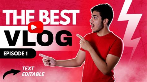 Youtube Vlog Thumbnail Template Postermywall