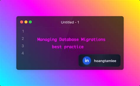 Managing Database Migrations Best Practice Thnk And Grow