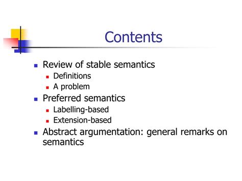 Ppt Argumentation Logics Lecture 3 Abstract Argumentation Preferred