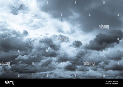Dark Dramatic Sky And Clouds Background For Death And Sad Concept