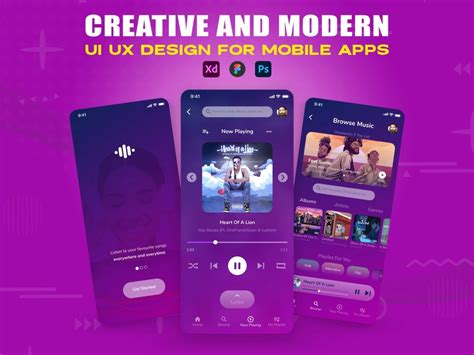 Creative And Modern Ui Ux Design For Mobile App Upwork