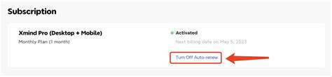 How To Turn Off Auto Renewing Subscription Xmind Support Forum