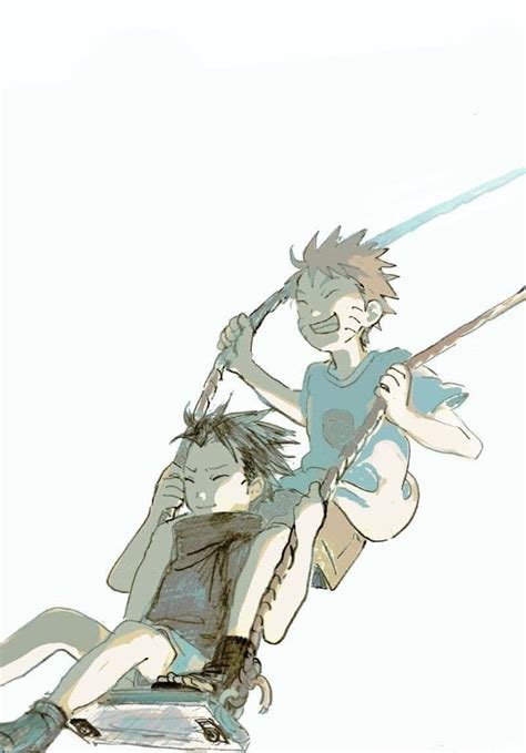 Download Naruto Uzumaki Makes Some Serious Air On The Swing Set