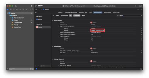 Ios How To Disable Desymbolication In Xcode Stack Overflow