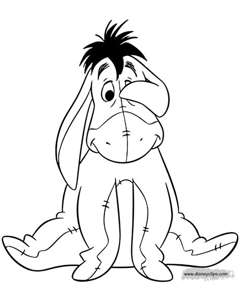 Eeyore Coloring Pages