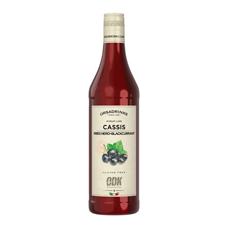 Odk Blackcurrant Cassis Syrup 750ml
