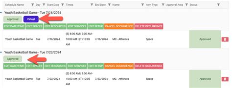 Editing An Event Espace Support Center