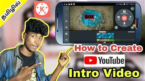 How To Create YouTube Intro Video In Tamil Kinemaster Tutorial YouTube