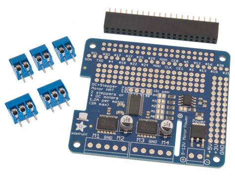 Köp DC Stepper Motor HAT för Raspberry Pi till rätt pris electrokit