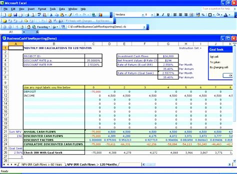 10 Npv Irr Excel Template Excel Templates