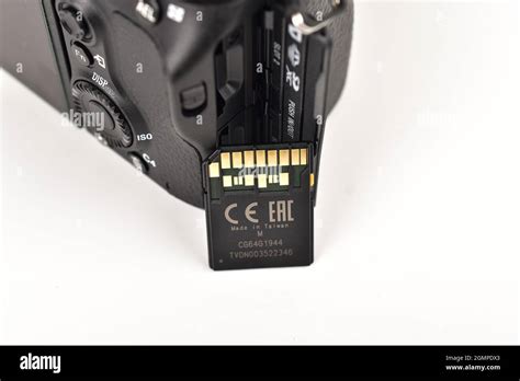 High Speed Memory Card With Camera Stock Photo Alamy