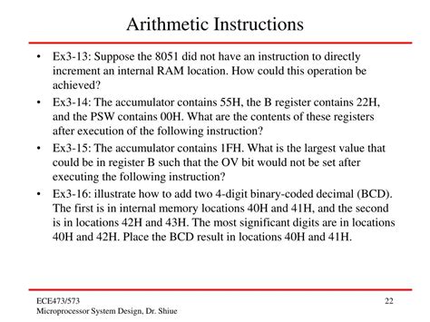 Ppt Instruction Set Summary Powerpoint Presentation Free Download Id826291