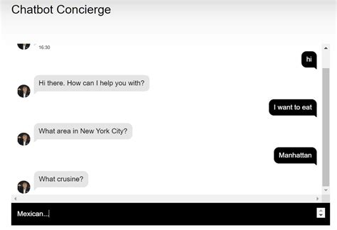 dining concierge chatbot