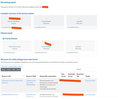 Geoportal Harvest Console Bugs · Issue 113 · Inspire Mifhelpdesk Geoportal · Github