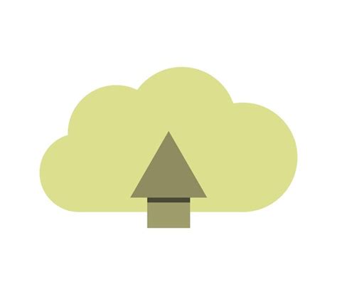 클라우드 업로드 프리미엄 벡터