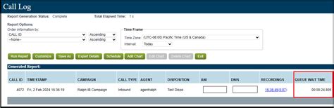 Reporting Queue Wait Time Is More Than The Max Queue Time Set On Ivr Skill Transfer Module