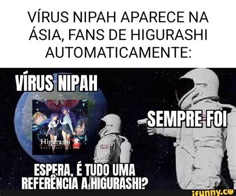VÍrus Nipah Aparece Na Ásia Fans De Higurashi Automaticamente Sempre