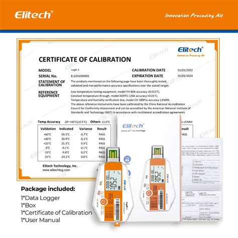 Elitech Loget 1 Temperature Data Logger Single Use Pdf Report Usb Port Elitech Technology Inc