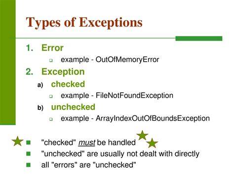 E X C E P T I O N S Always Code As If The Guy Who Ends Up Maintaining