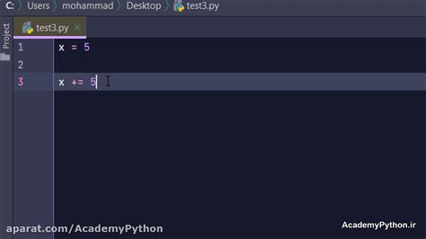 عملگر های تخصیص در پایتون