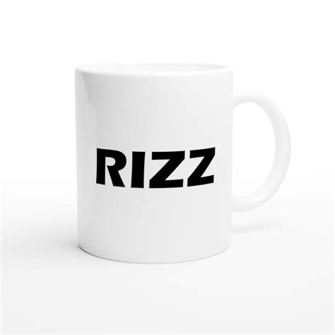 Funny Rizz Meme Mug For Coworkers Office Coffee Cup White Elephant