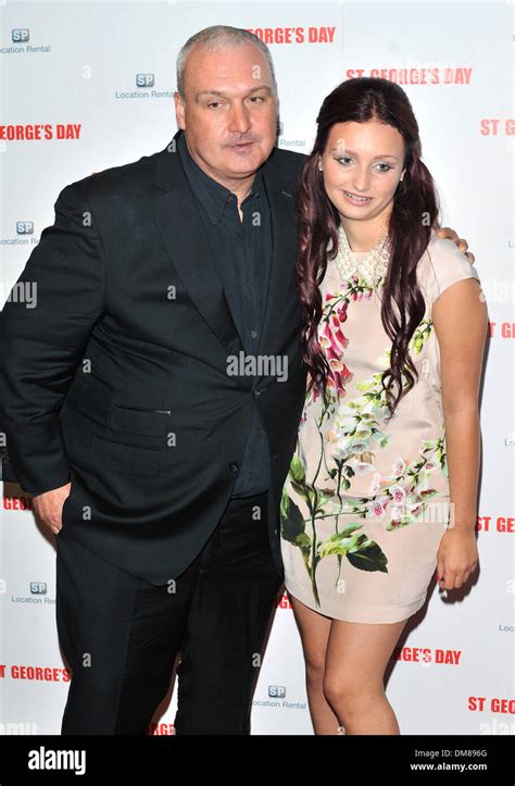 Frank Harper And Guest World Premiere Of St Georges Day Held At Odeon
