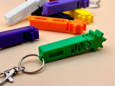 Gear Click Fidget Keychain Print In Place By Eternity Labs Makerworld