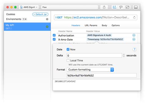 Amazon Aws Sigv4 Rapidapi For Mac Documentation