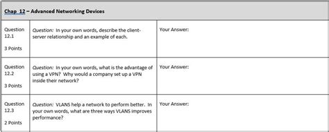 Solved Chap Advanced Networking Devices Question Chegg Com