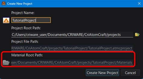 Cri Adx Creating A Project