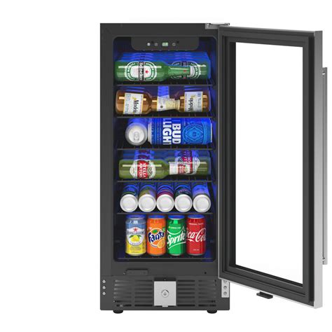 Koolmore 3 Cu Ft Mini Fridge With Glass Door In Black Without Freezer