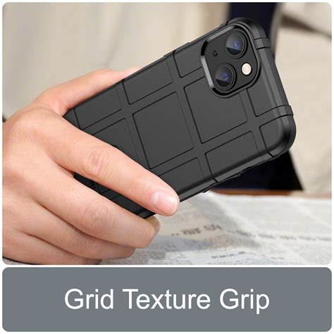 Anti Shock Grid Texture Shockproof Case For Apple Iphone