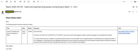 Automating Notification For Slack Service Health Status Joseph Velliah