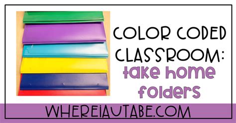 10 Ideas For A Color Coded Classroom Where I Aut A Be