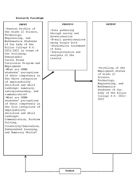 Research Paradigm Input Process Output Pdf Science Technology