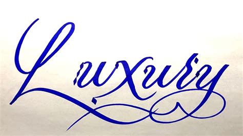 Luxury Name Signature Calligraphy Status How To Draw Cursive Calligraphy With Cut Marker