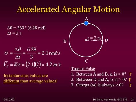 002 Angular Kinematicsppt Physics Science