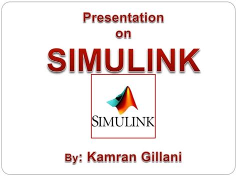 Simulink Introduction With Practical Example Pptx Computer