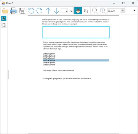 Radpdfviewer Missing Parts Of A Document With Input Controls