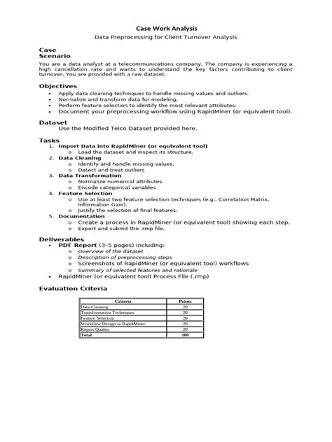 Case Problem Assignment Pdf