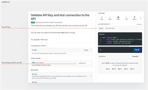 Validate Your Api Key
