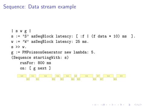 sequence pipeline modelling in pharo ppt