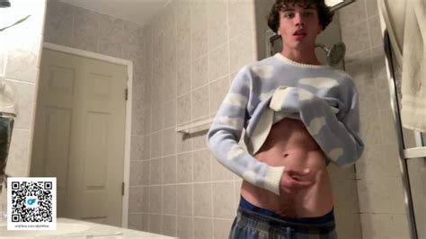 Gay Teen Model Masturbates Inside His Bathroom Pornhub Gay