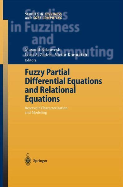 Fuzzy Partial Differential Equations And Relational Equations Englisches Buch Bücherde