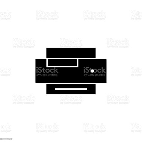 프린터 텍스트 아이콘입니다 텍스트 편집기의 간단한 문양 벡터 Ui와 Ux 웹사이트 또는 모바일 응용 프로그램에 대 한 아이콘을 설정 0명에 대한 스톡 벡터 아트 및 기타