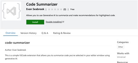 Creating A Genai Powered Vs Code Extension To Summarize Code Using