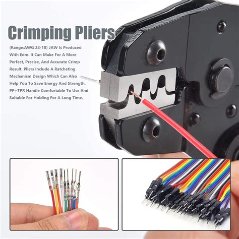 Buy Dupont Connector Kit Wire Crimper254mm Pitch 1 2 3 4 5 6 8 10 Pin