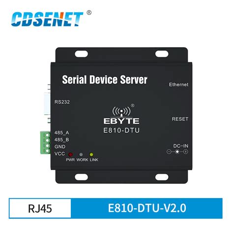 ๑e810 Dtu V2 0 Rs485 Rs232 To Ethernet Rj45 Serial Port Server Wireless Transceiver Modem Full D