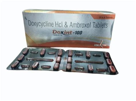 Doxycycline Hcl Ambroxol Tablet Strength Mg At Rs Box In Indore